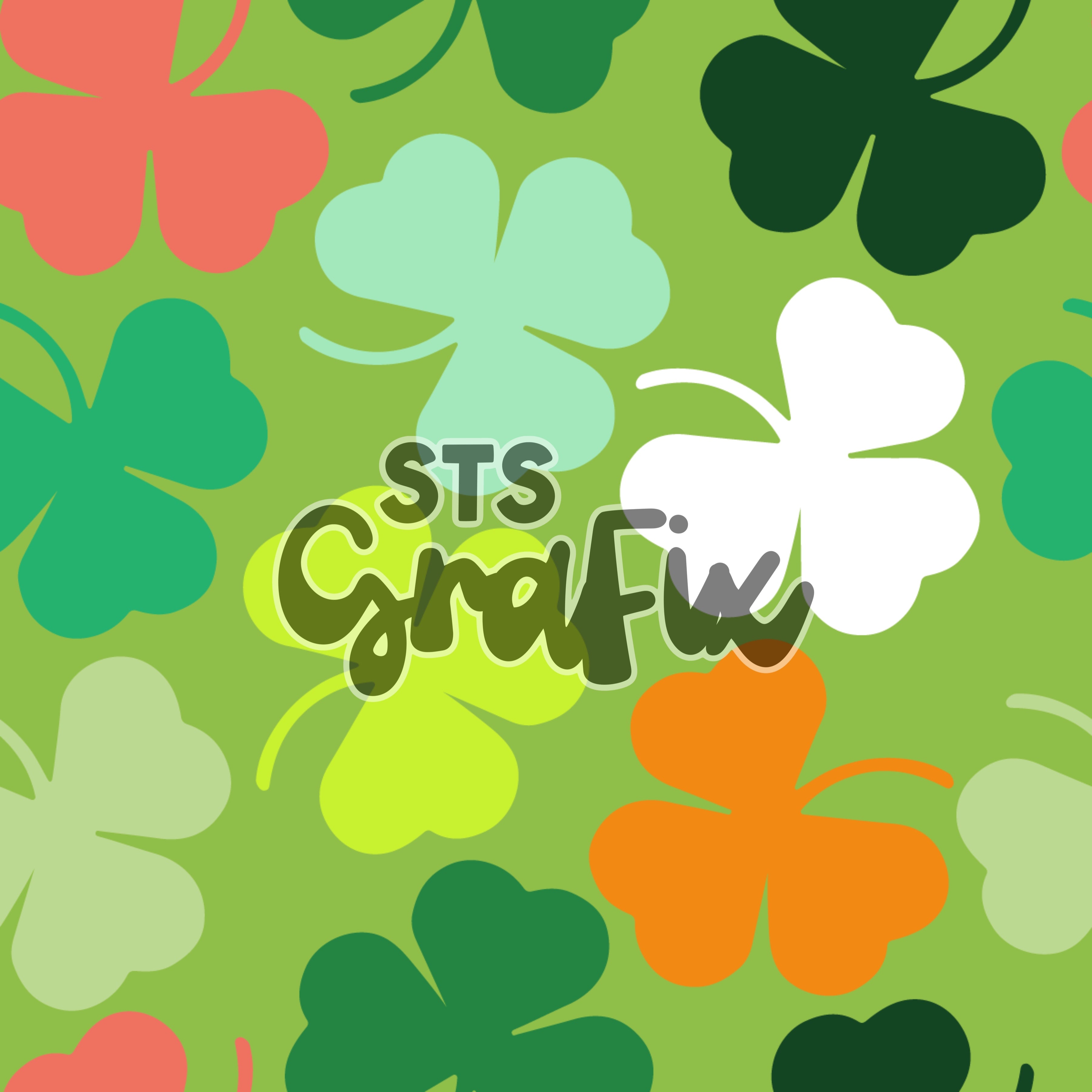 Multi-Color Shamrocks – Sweet Tea Signature GraFix