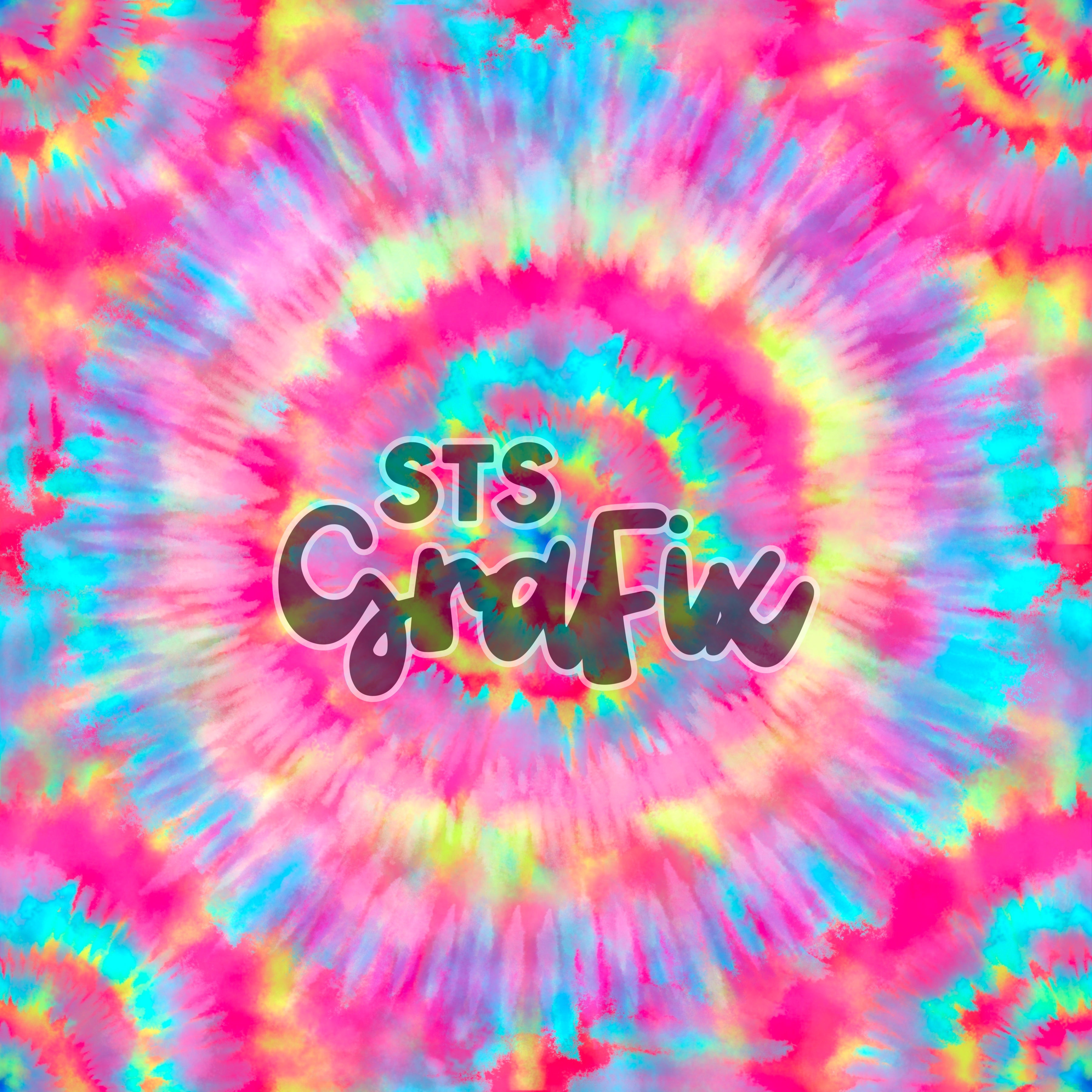 Rainbow Neon Tye Dye – Sweet Tea Signature GraFix