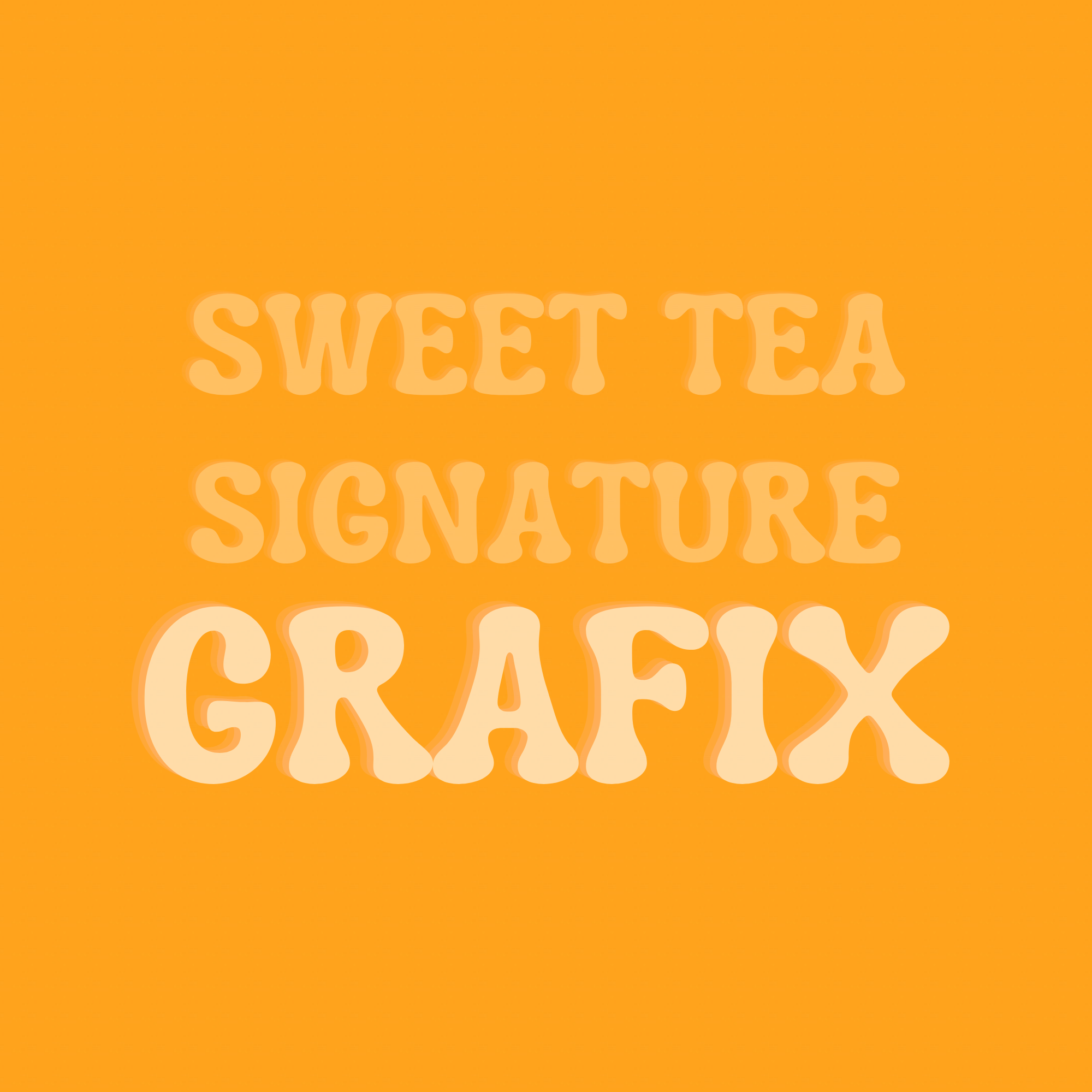Yellow for Rock’n’Roll – Sweet Tea Signature GraFix