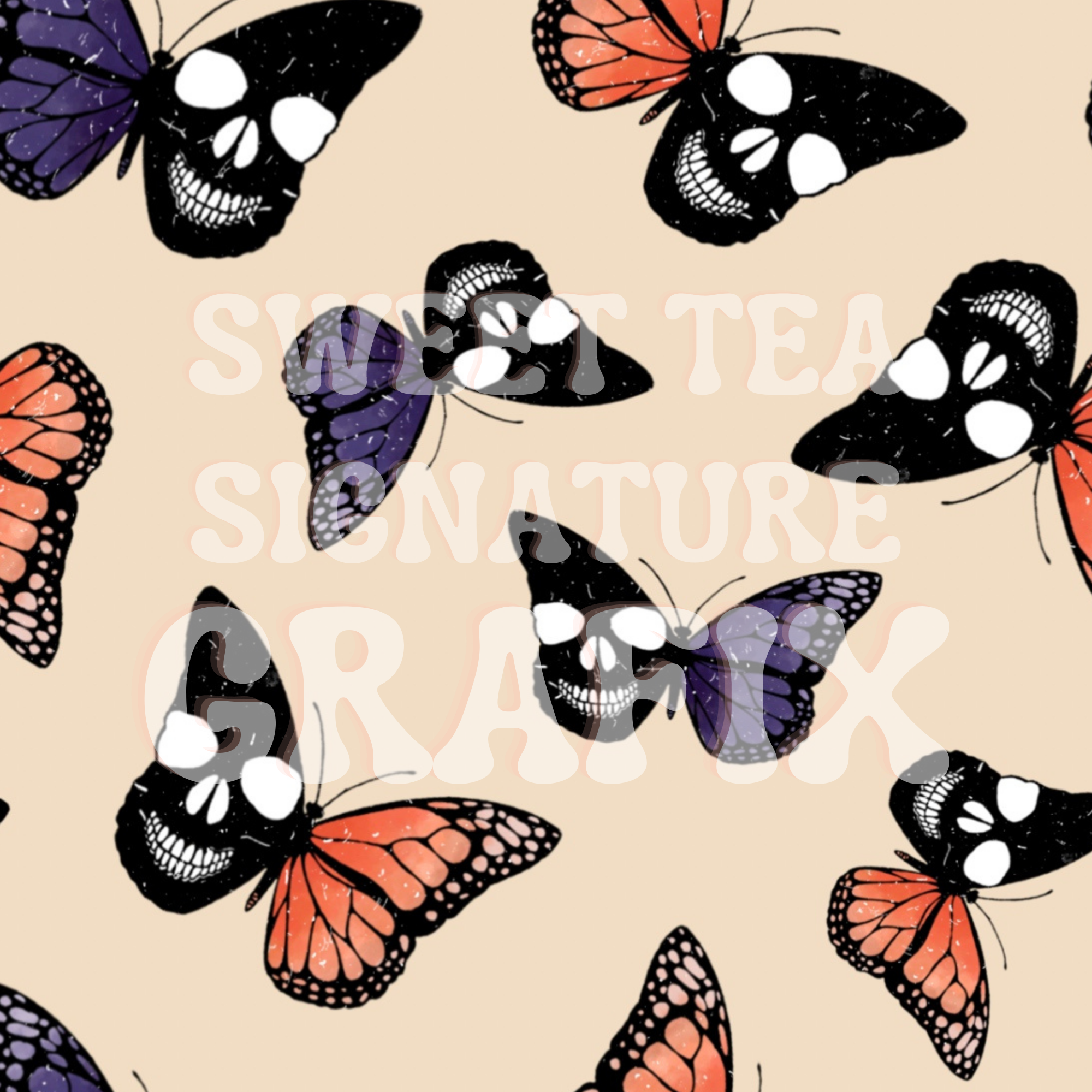Butterfly Skulls – Sweet Tea Signature GraFix