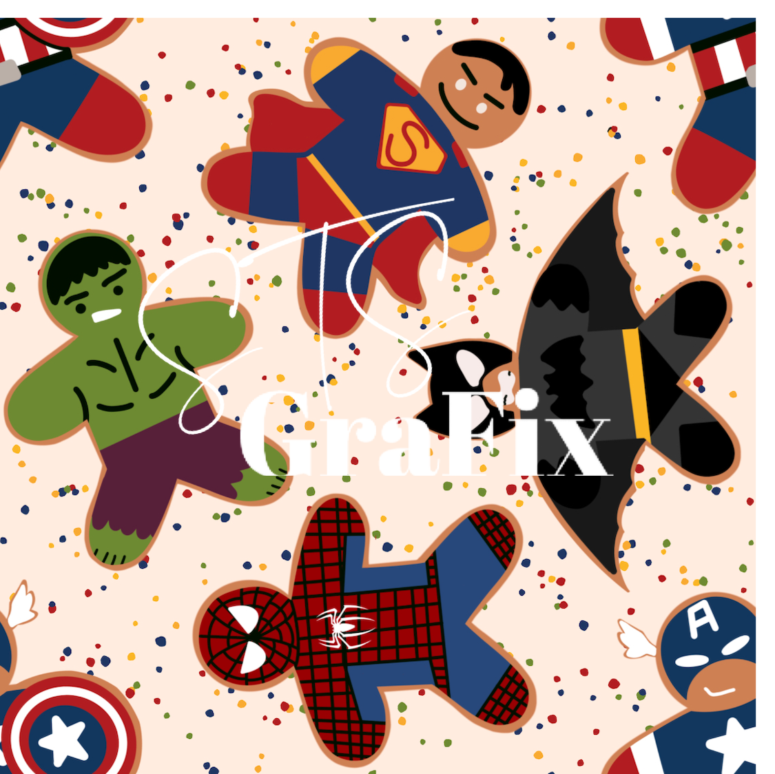 Superhero Gingerbread – Sweet Tea Signature GraFix