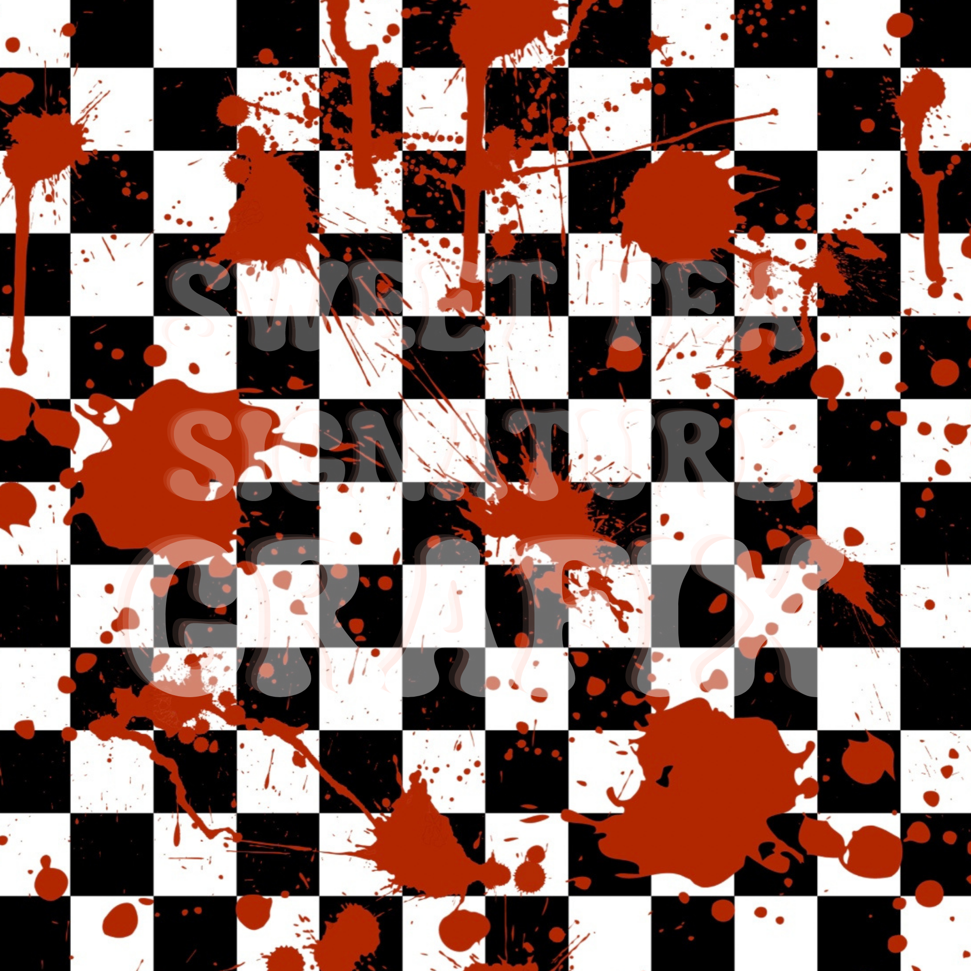 Bloody Checkers – Sweet Tea Signature GraFix