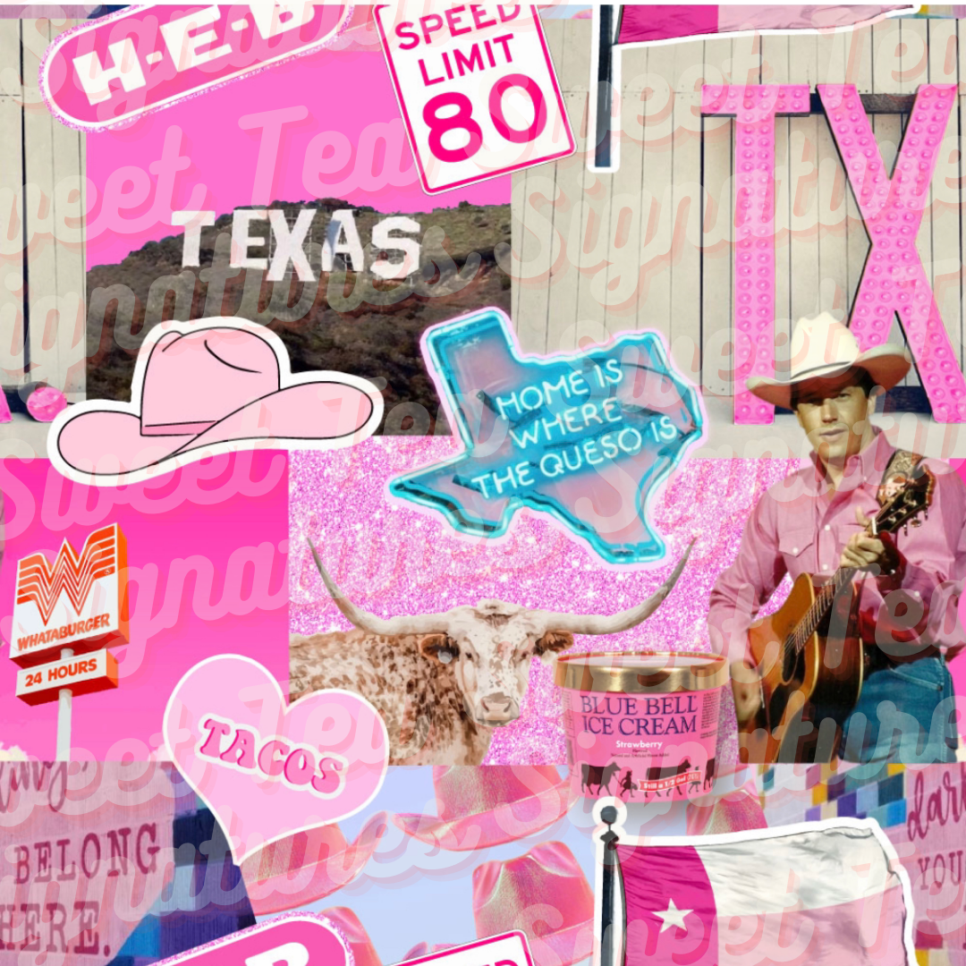 Pink Texas- Remastered – Sweet Tea Signature GraFix