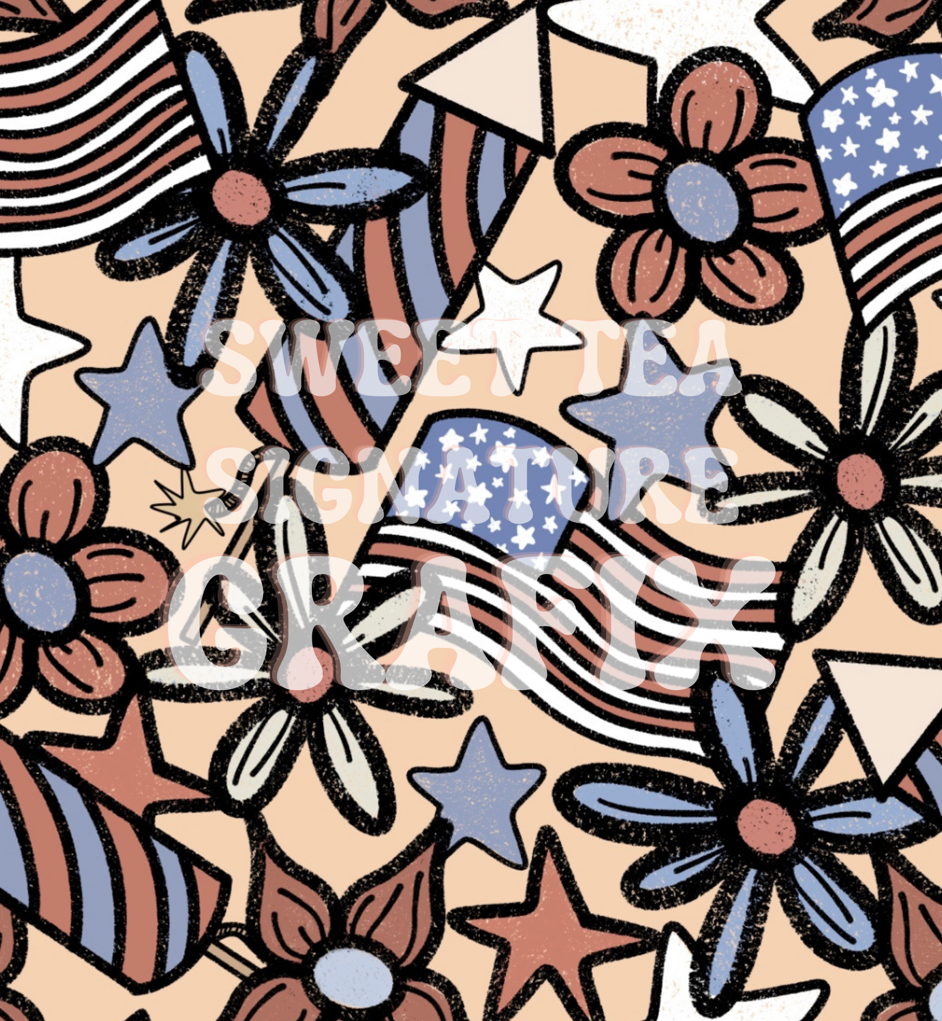 Chalkboard Patriotic – Sweet Tea Signature GraFix