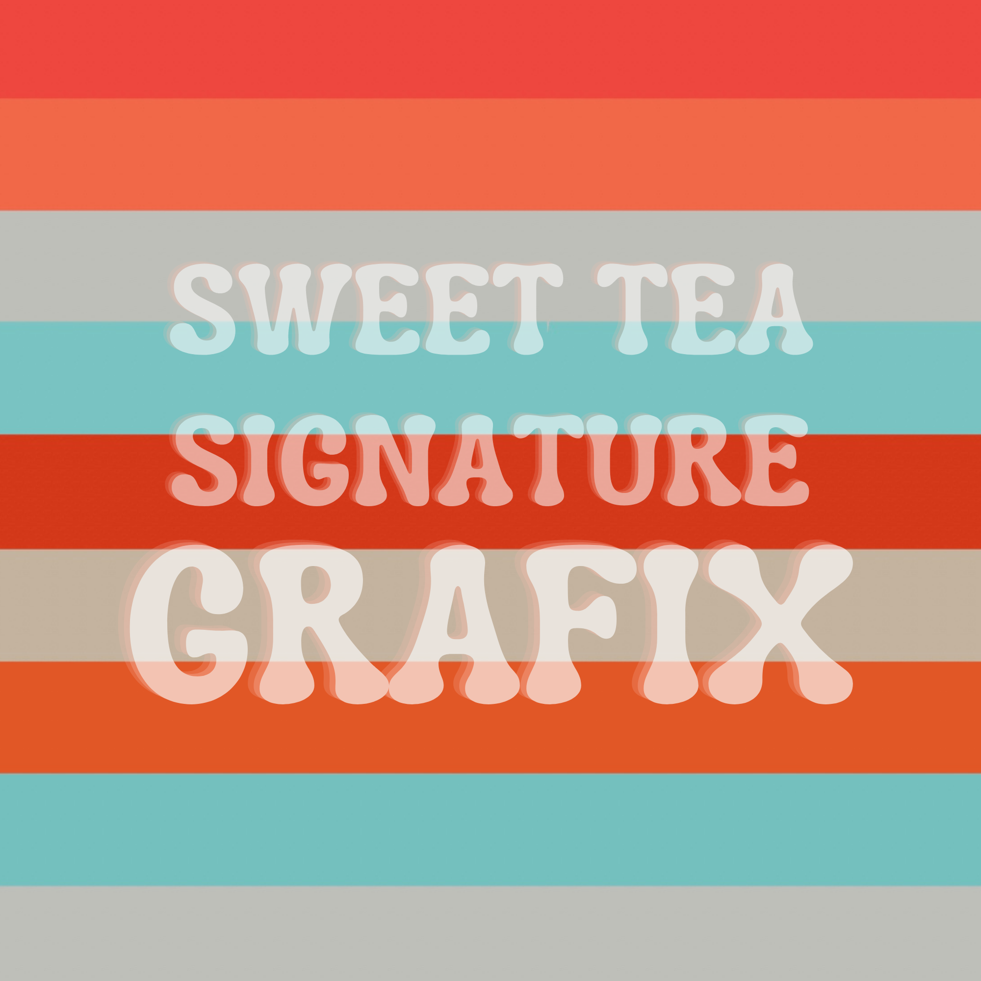 Selfie Stripes – Sweet Tea Signature GraFix